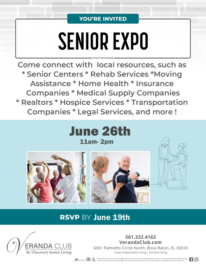 Retirement Community Events - Veranda Club